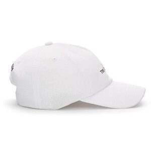 PGA TOUR Men's Standard Mesh Golf Hat, Bright White, One Size