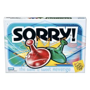 hasbro gaming sorry! family board games for kids and adults, 2 to 4 players, ages 6 and up (amazon exclusive)