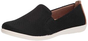 lifestride womens next level slip-on sneaker, black, 7.5 us