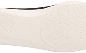 LifeStride Womens Next Level Slip-On Sneaker, Black, 7.5 US