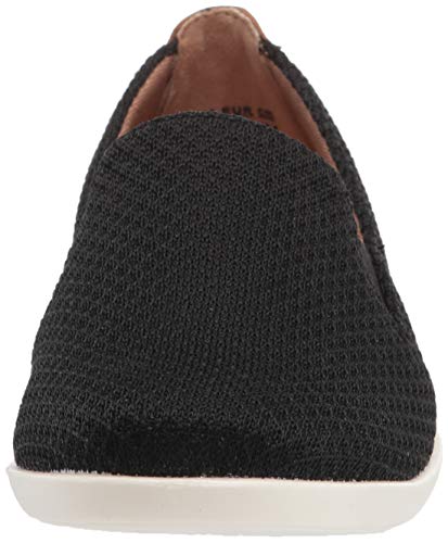 LifeStride Womens Next Level Slip-On Sneaker, Black, 7.5 US