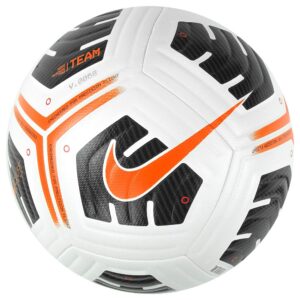 nike cu8038-101 nk acdmy pro - team fifa sz 5 recreational soccer ball unisex-adult white/black/(total orange) 5