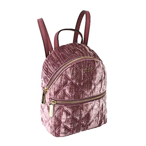 Kate Spade Natalie Crushed Velvet Convertible Mini Backpack (Pomegranate Pink)