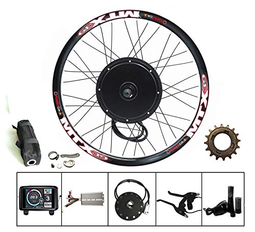 NBPOWER 135mm dropouts e-Bike kit 48V-72V 3000w e Bike Conversion Kit 100km/h Speed 3000W ebike Conversion kit (29inch Rear)