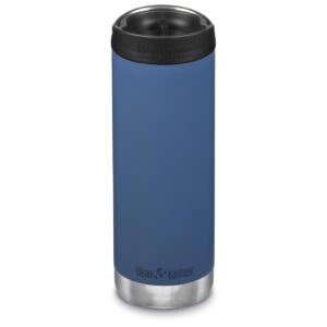 klean kanteen tkwide 16oz (w/café cap) - real teal