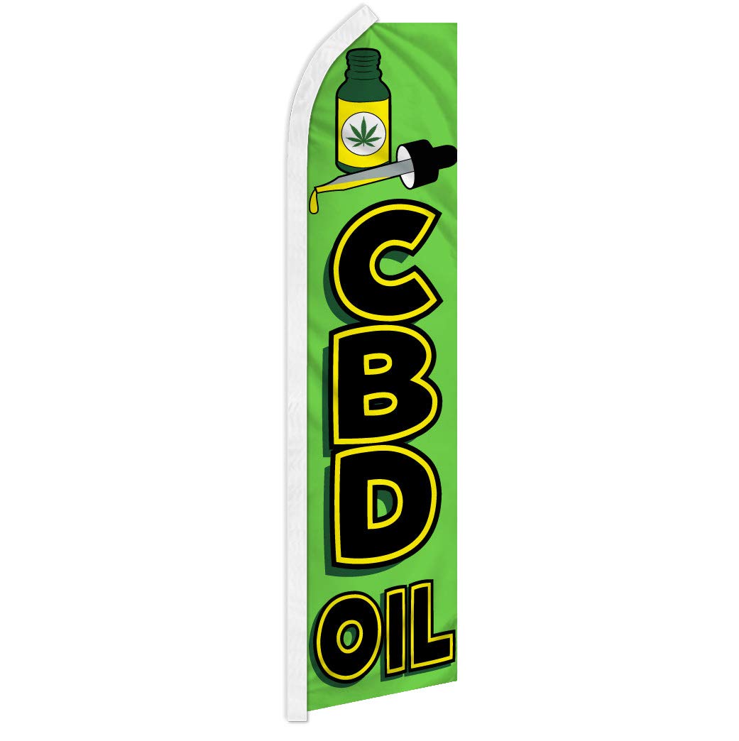 CBD Oil Super Flag