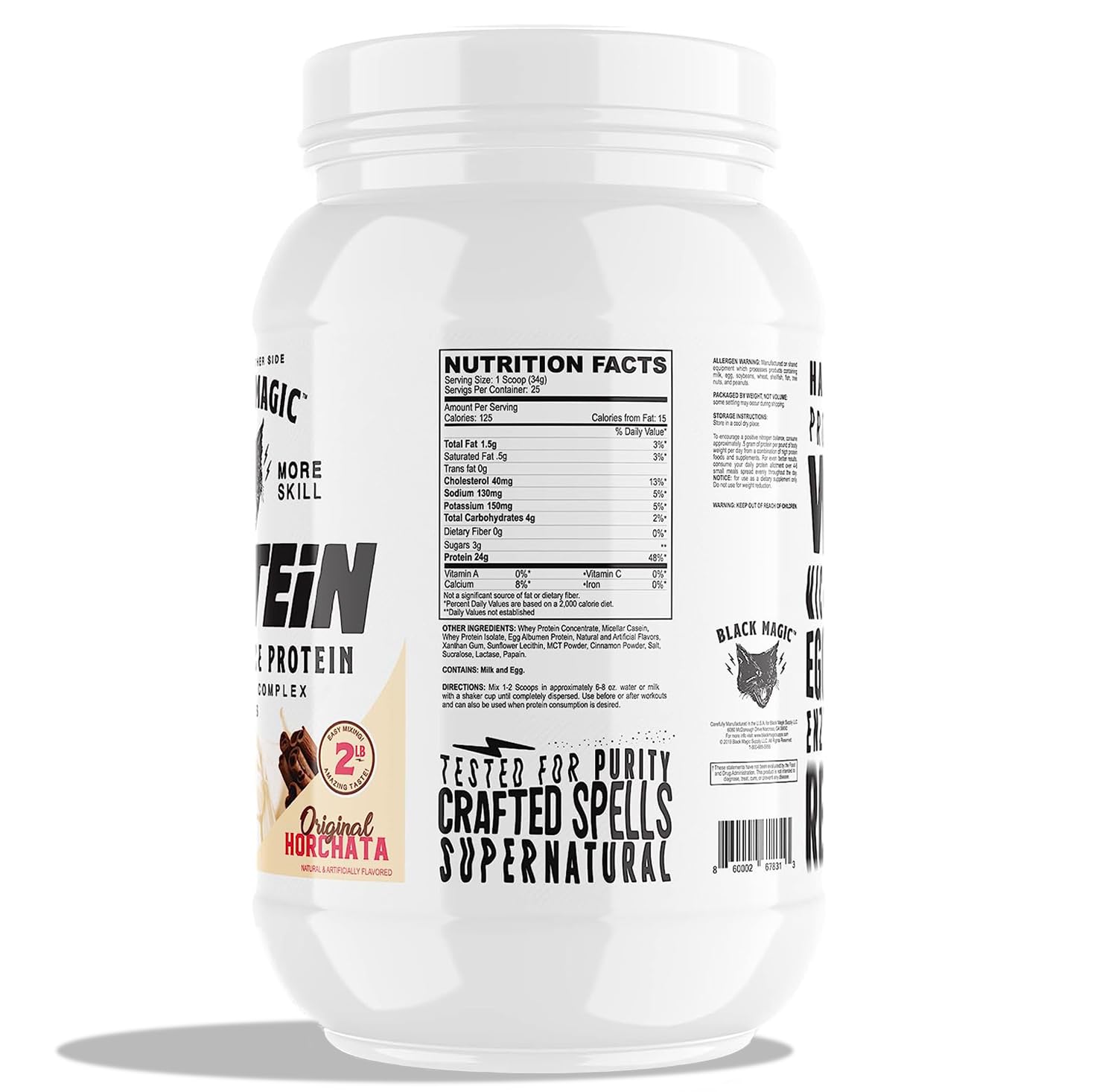 Black Magic Protein - 2 LB - Original Horchata