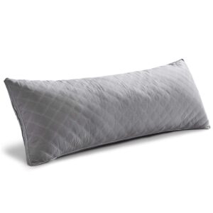 oubonun premium adjustable loft quilted body pillows - firm and fluffy pillow - quality plush pillow - down alternative pillow - head support pillow - 21"x54"