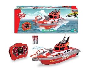 dickie toys - 15" rc rescue boat with working water pump