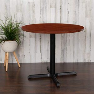 bizchair 36" round multi-purpose conference table in cherry - meeting table for office