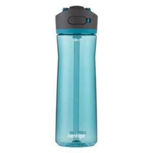 contigo ashland 2.0 water bottle with autospout lid, 24oz., juniper