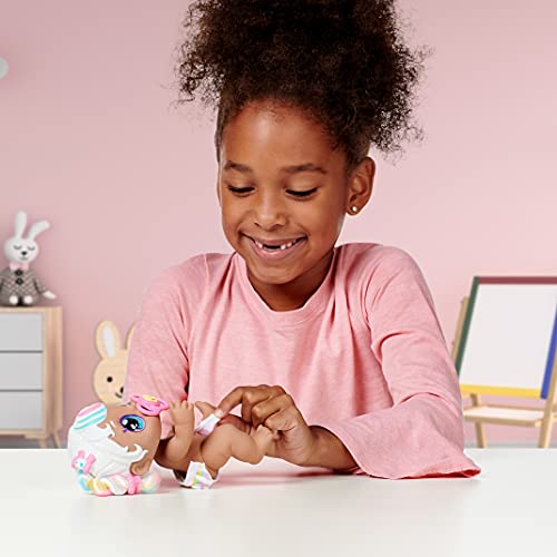 Kindi Kids Scented Sisters 6.5" Doll and 2 Accessories - Mini Mello Includes 1x Baby Doll, 1x Shopkin Rib, 1x Shopkin Dummy