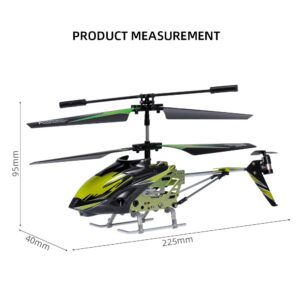 GoolRC RC Helicopter, Remote Control Helicopter with Gyro and Light, S929-A 3.5 Channel Mini Helicopter for Kids and Beginners (Green)