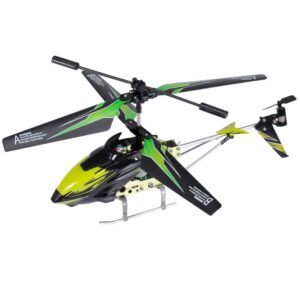 GoolRC RC Helicopter, Remote Control Helicopter with Gyro and Light, S929-A 3.5 Channel Mini Helicopter for Kids and Beginners (Green)