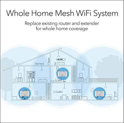 Netgear RBK13-100NAR Orbi RBK13 AC1200 Whole Home Mesh WiFi System Router (Renewed)