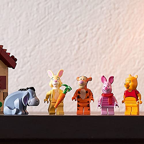 LEGO Ideas Disney Winnie The Pooh 21326 Building Set - Home Décor Collectible Gift with Piglet Minifigure and Eeyore Figure, Pooh Bear House Opens for Easy Access, Classic Display Model for Adults