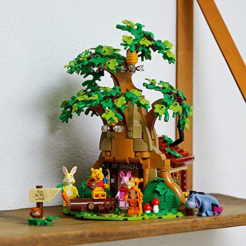 LEGO Ideas Disney Winnie The Pooh 21326 Building Set - Home Décor Collectible Gift with Piglet Minifigure and Eeyore Figure, Pooh Bear House Opens for Easy Access, Classic Display Model for Adults