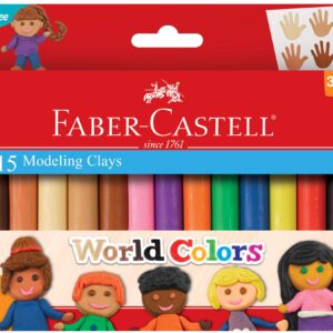 Faber-Castell World Colors Modeling Clay - Modeling Clay for Kids - Sensory Play