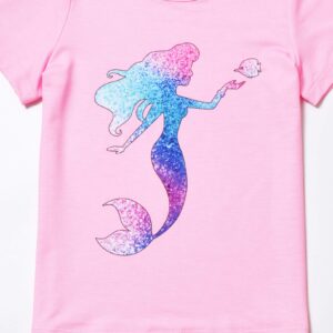 Kids Mermaid Pajamas Matching Girls&Doll for American Girls Pjs Sets,Size 12 13