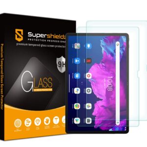 Supershieldz (2 Pack) Designed for Lenovo Tab P11 / P11 Plus (11 inch) Screen Protector, (Tempered Glass) Anti Scratch, Bubble Free