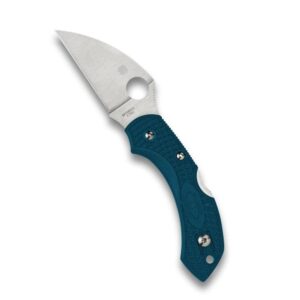 spyderco dragonfly 2 lightweight folding pocket knife - plainedge - c28fp2wk390