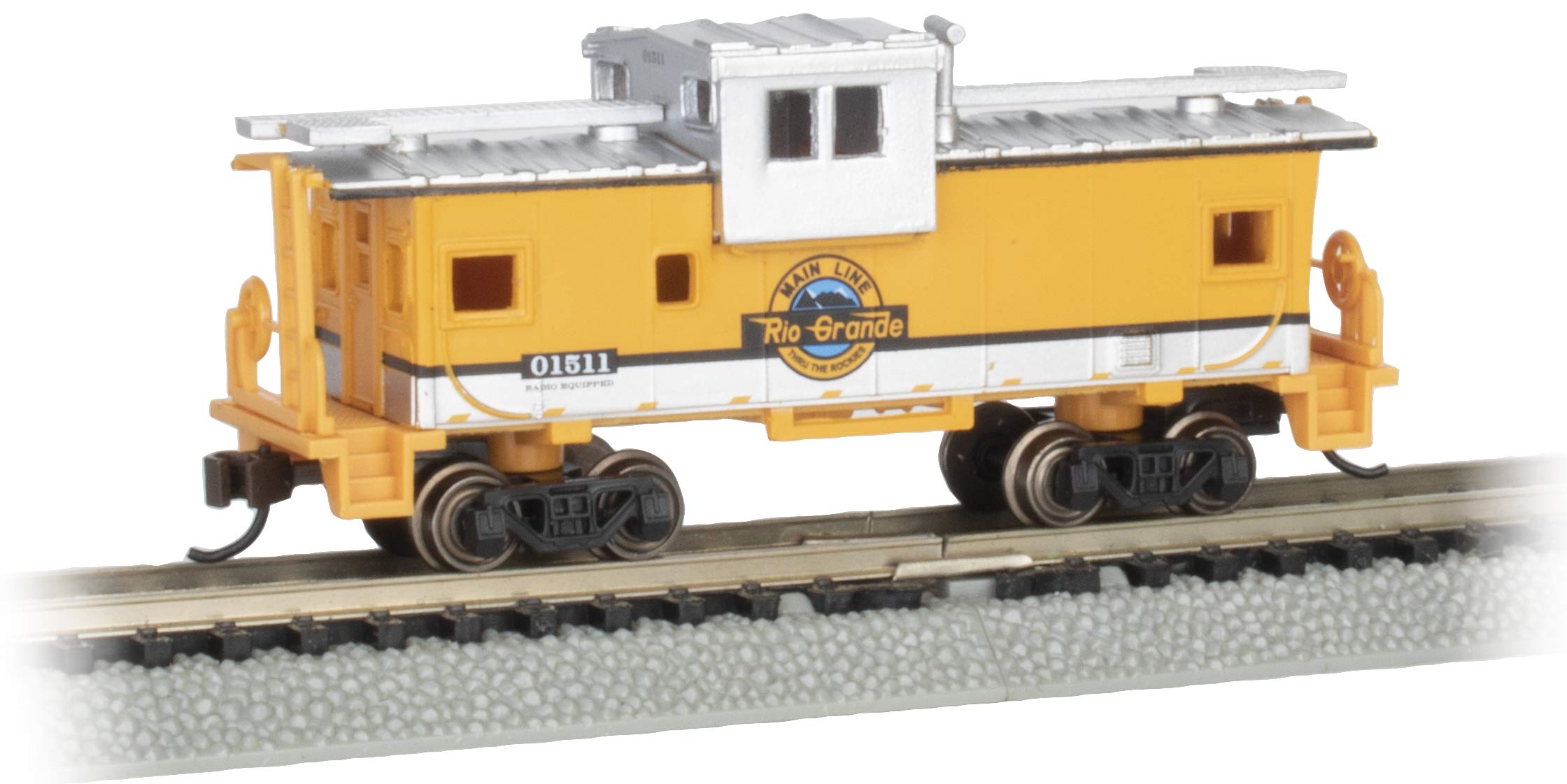 Bachmann Trains - 36’ Wide Vision Caboose - Rio Grande™ #1511 - N Scale