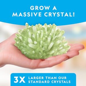 NATIONAL GEOGRAPHIC Giant Glow in The Dark Crystal Growing Kit - Grow Your Own Crystal in Days with This Science Kit for Kids (Amazon Exclusive)