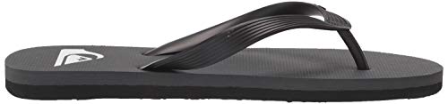 Quiksilver Men's Molokai 3 Point Flip Flop Sandal, Grey 1, 10