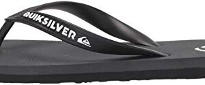 Quiksilver Men's Molokai 3 Point Flip Flop Sandal, Grey 1, 10