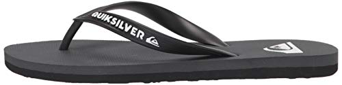 Quiksilver Men's Molokai 3 Point Flip Flop Sandal, Grey 1, 10