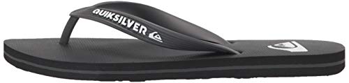 Quiksilver Men's Molokai 3 Point Flip Flop Sandal, Black 1, 11