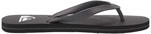 Quiksilver Men's Molokai 3 Point Flip Flop Sandal, Black 1, 11