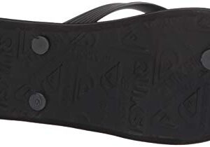 Quiksilver Men's Molokai 3 Point Flip Flop Sandal, Black 1, 11