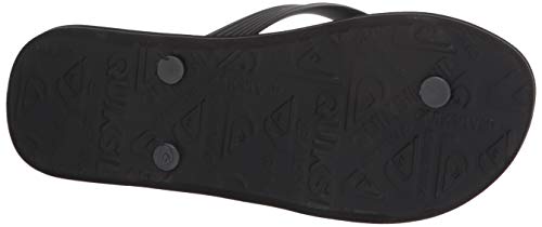 Quiksilver Men's Molokai 3 Point Flip Flop Sandal, Black 1, 11