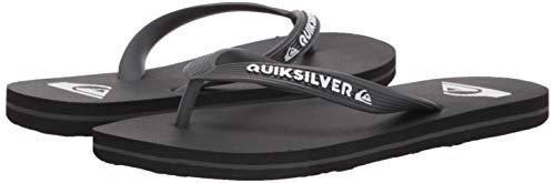 Quiksilver Men's Molokai 3 Point Flip Flop Sandal, Black 1, 11