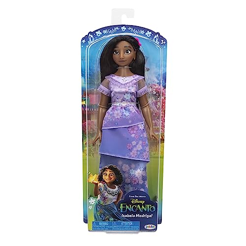 Disney Encanto Isabela Fashion Doll with Dress, Shoes & Hair Pin