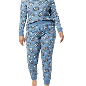 Amazon Essentials Disney | Marvel | Star Wars Unisex Kids' Snug-Fit Cotton Pajama Sleepwear Sets, Nightmare Santa Jack, 12