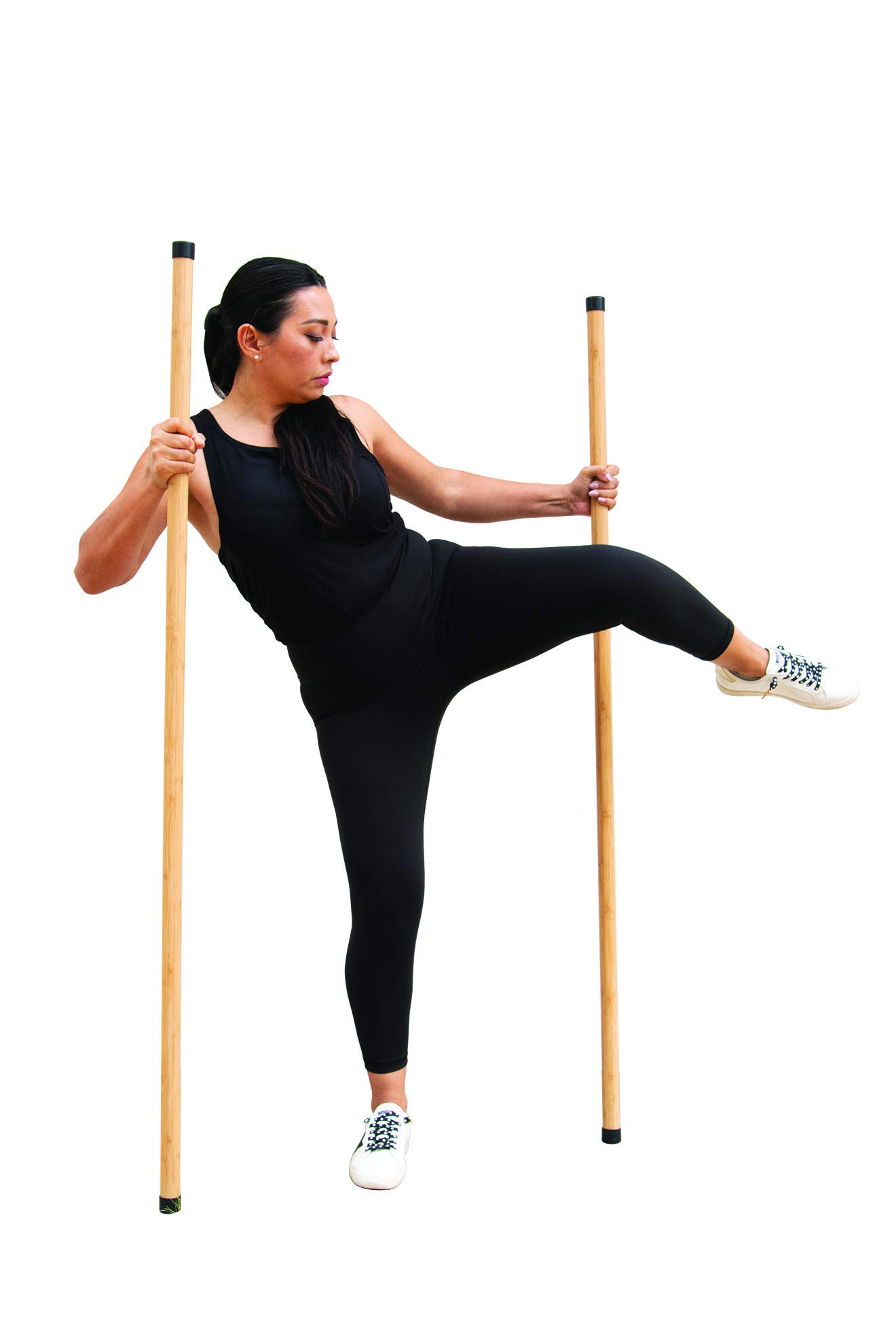 Bamboo Stick for Walking, Balance, Strength Training, Stretching & Added Mobility