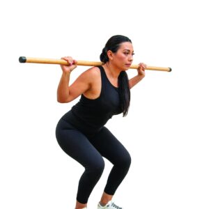 Bamboo Stick for Walking, Balance, Strength Training, Stretching & Added Mobility