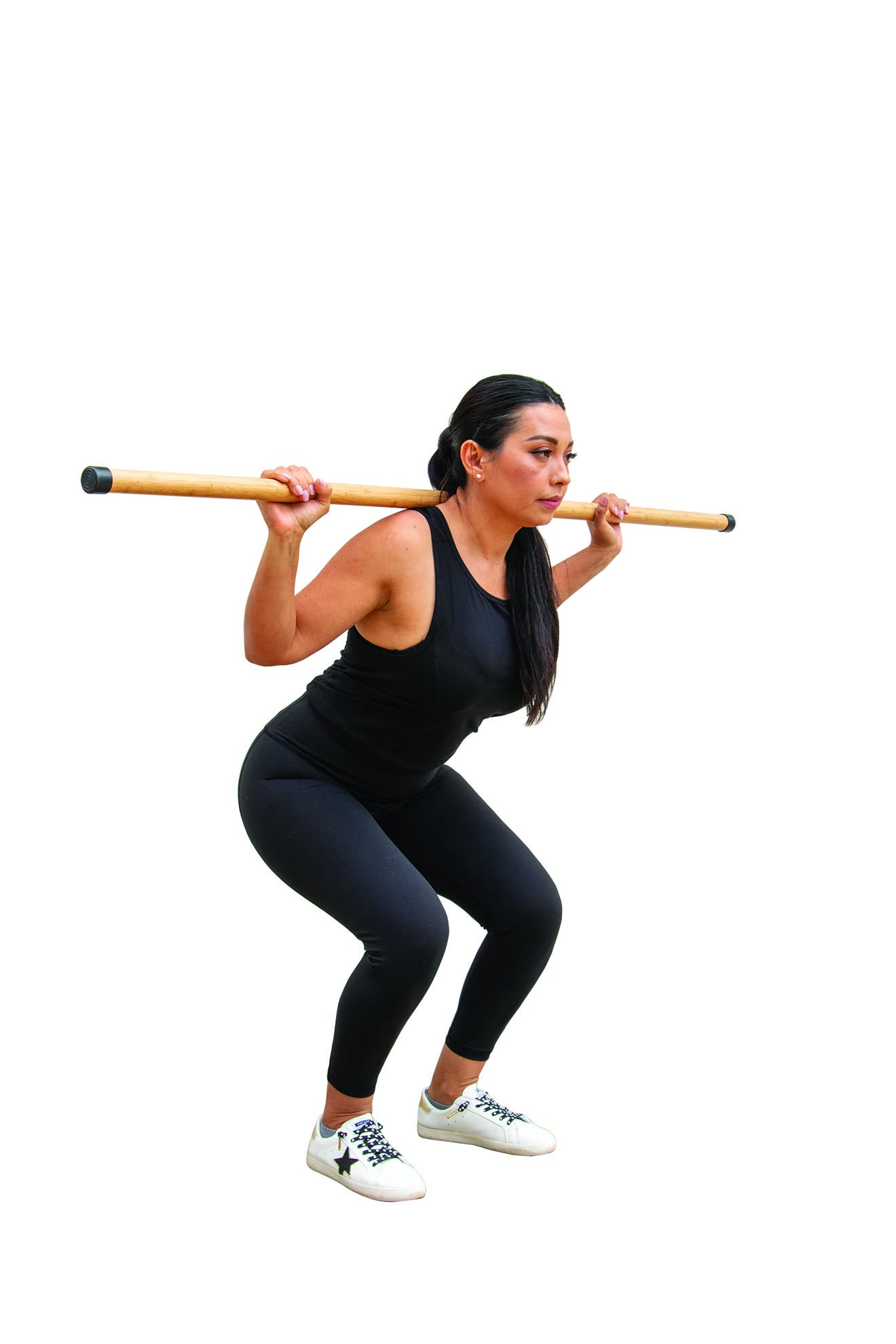 Bamboo Stick for Walking, Balance, Strength Training, Stretching & Added Mobility