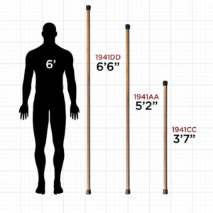 Bamboo Stick for Walking, Balance, Strength Training, Stretching & Added Mobility