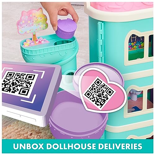 Gabby’s Dollhouse, Purrfect Dollhouse with 15 Pieces including Toy Figures, Furniture, Accessories and Sounds, Kids Toys for Ages 3 and up