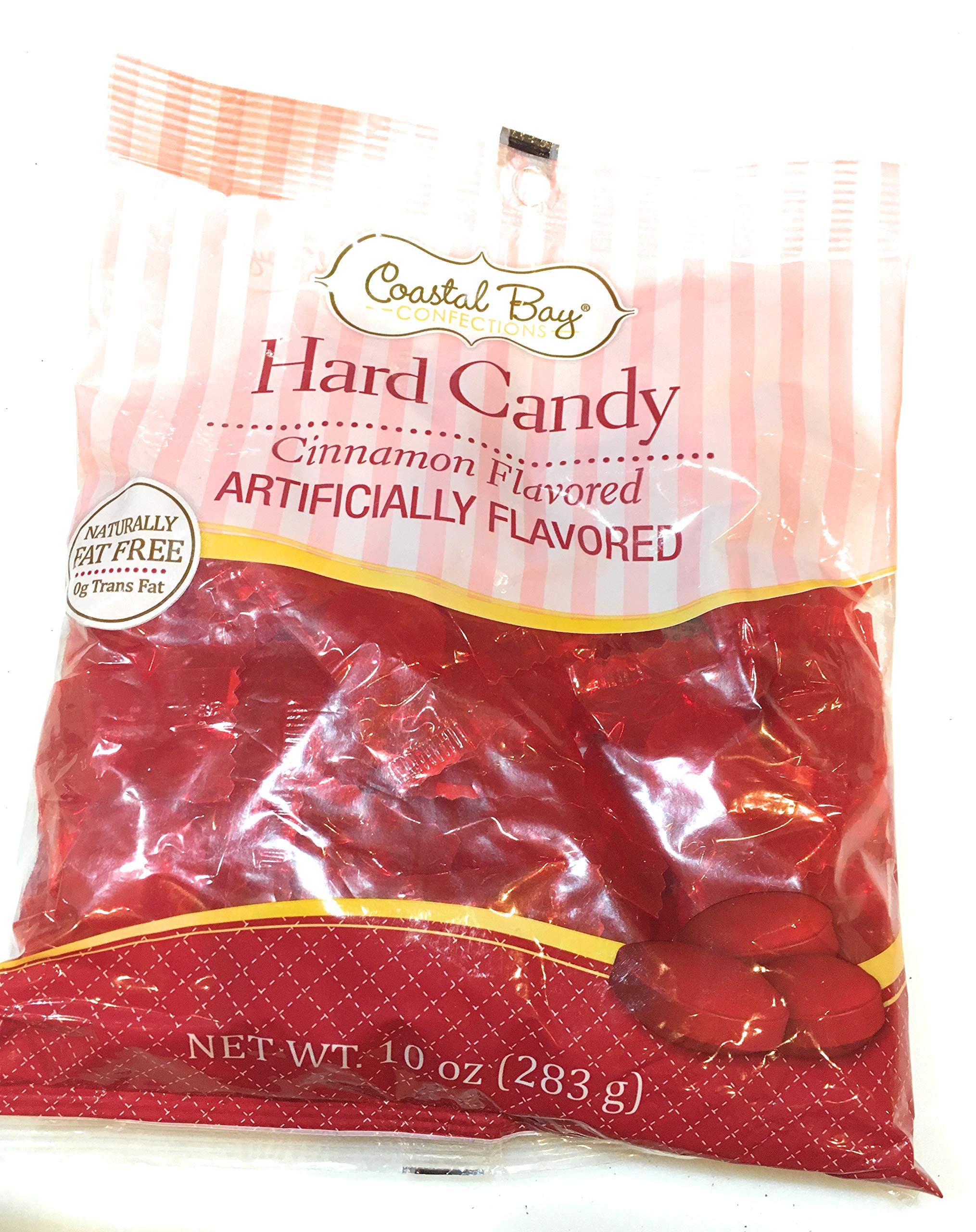 (1) 10oz bag Coastal Bay Cinnamon Flavored Hard Candy