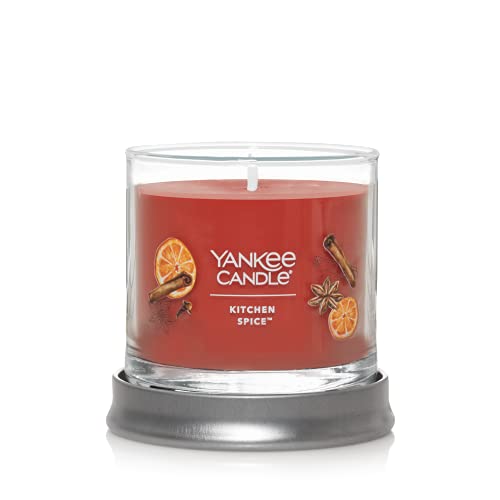 Yankee Candle Kitchen Spice Scented, Signature 4.3oz Small Tumbler Single Wick Candle, Over 20 Hours of Burn Time