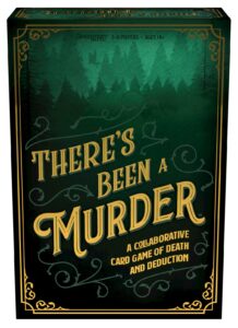 there's been a murder - a collaborative card game of death and deduction (packaging may vary) by pressman, for ages 14 and up