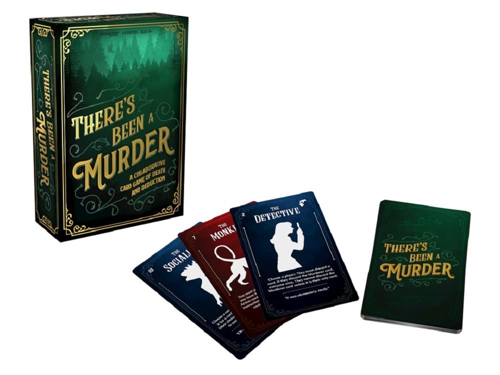 There's Been A Murder - A Collaborative Card Game of Death and Deduction (Packaging May Vary) by Pressman, for Ages 14 and up