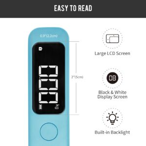 pack all 110 Lbs Luggage Scale, Digital Handheld Luggage Scale, Travel Weight Scale for Luggage with Backlit LCD Display, Battery Included (Blue)