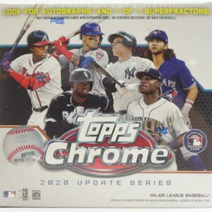 Topps MLB Chrome Updates Baseball Trading Card Mega Box