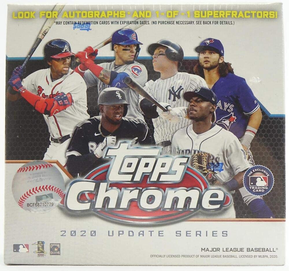 Topps MLB Chrome Updates Baseball Trading Card Mega Box