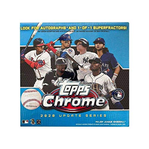 Topps MLB Chrome Updates Baseball Trading Card Mega Box